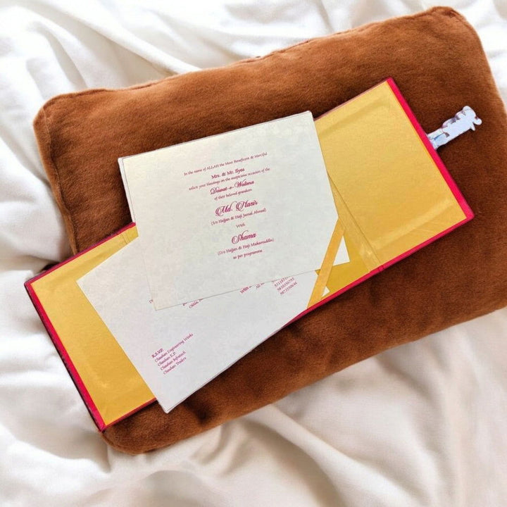 Shop Luxury Fabric Wedding Cards Online | Kalash Cards